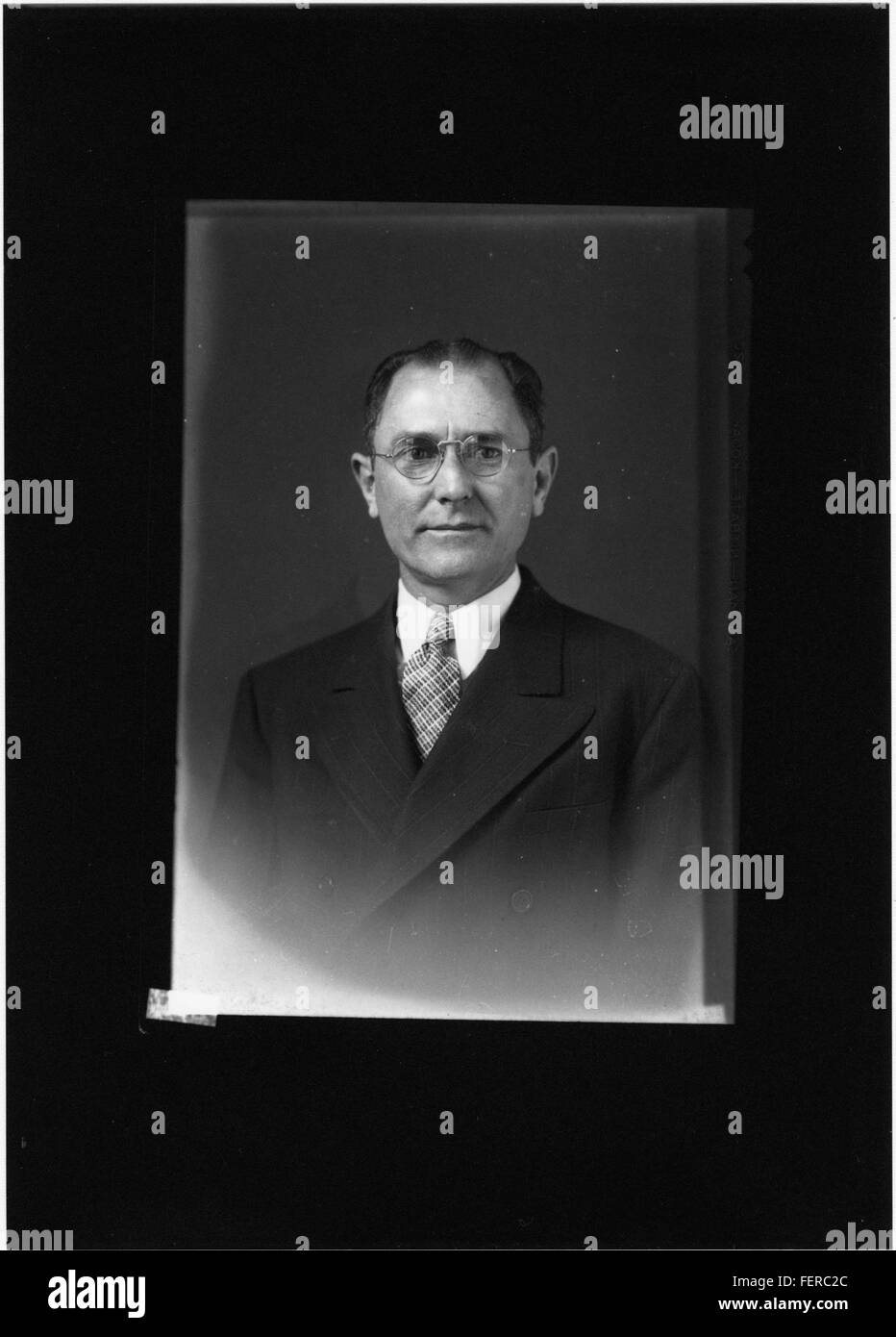 Portrait photograph of unidentified man Stock Photo - Alamy