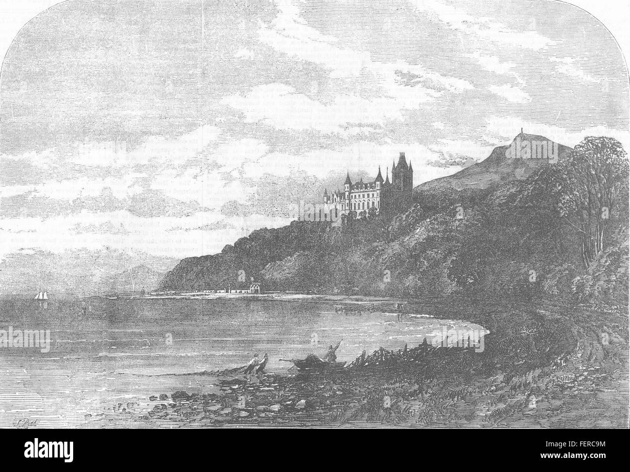 Dunrobin castle Black and White Stock Photos & Images - Alamy