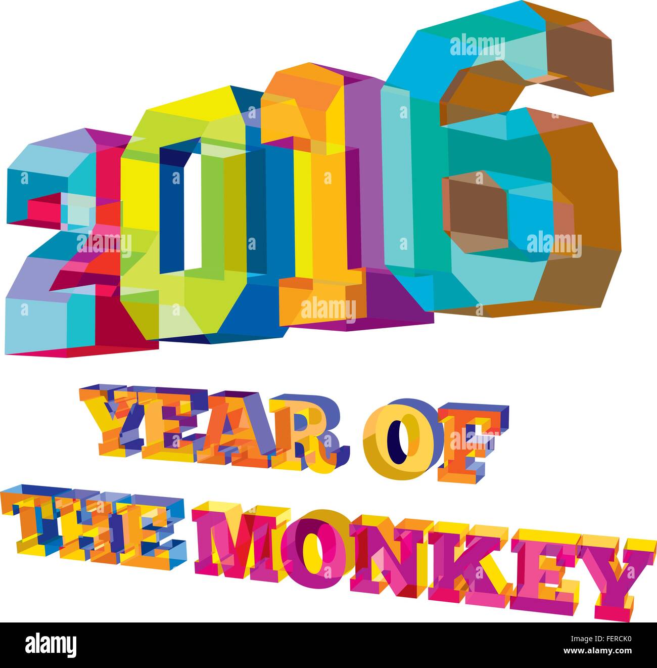 2016 years Stock Vector Images - Alamy