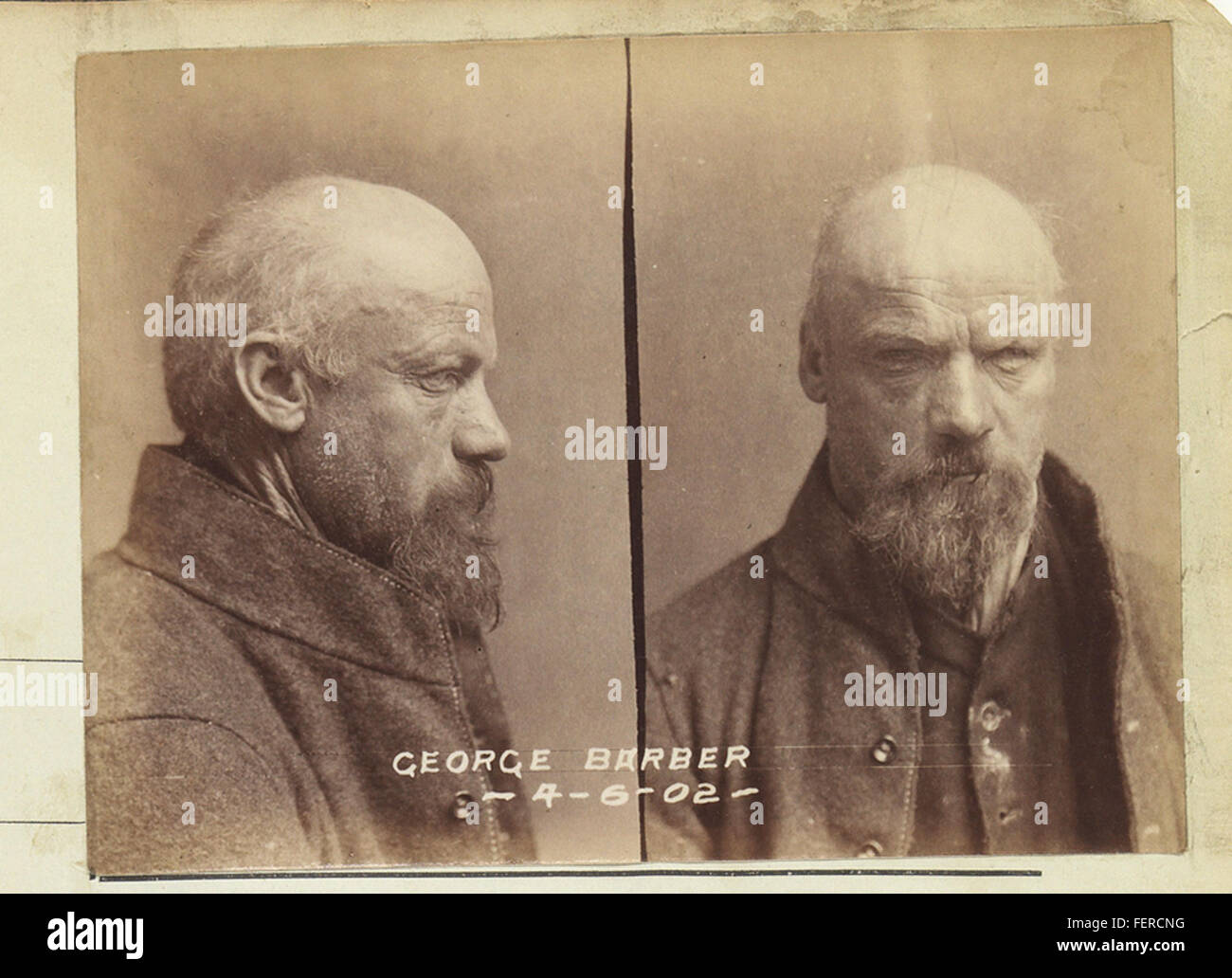A historical photograph from Tasmania showing a convict gaol, part of ...