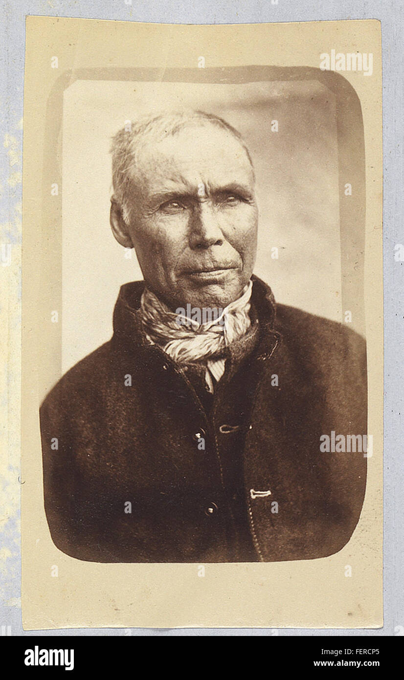 A historical photograph from the Tasmanian archive depicting an old ...