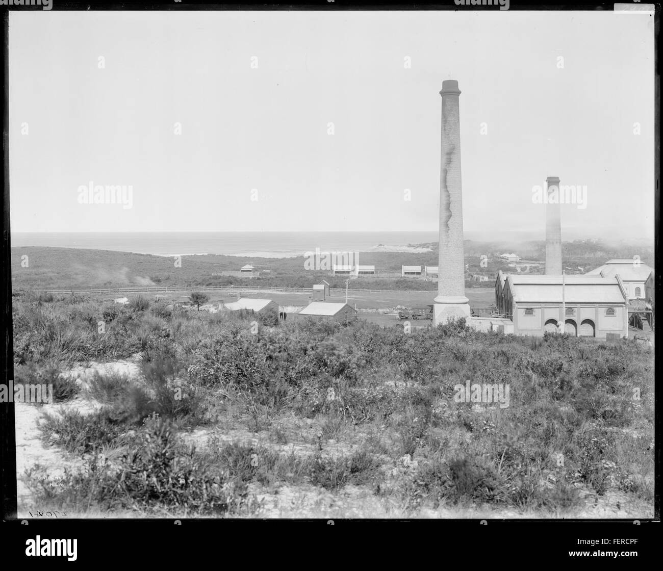 A photograph of the Lambton B and Burwood Extended Collieries in ...