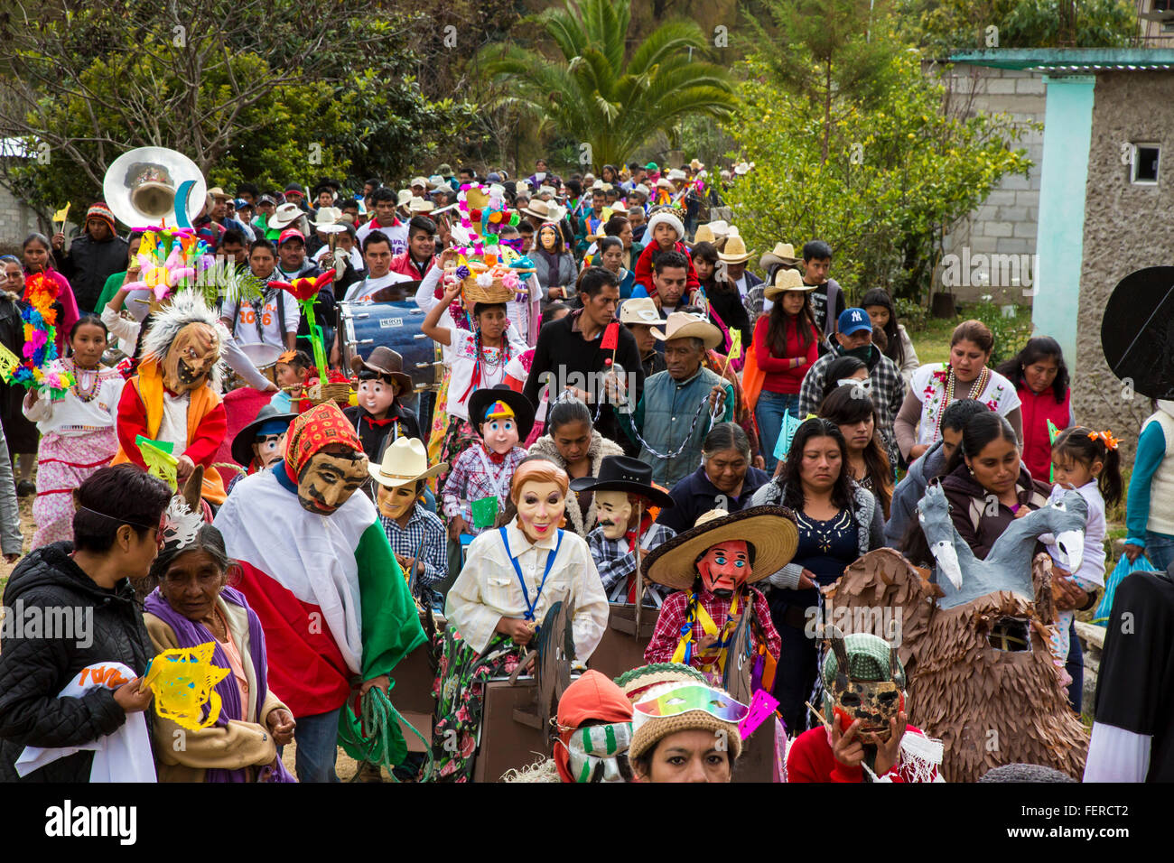 Santiago Apoala, Oaxaca, Mexico - Residents of a small Mixtec mountain ...