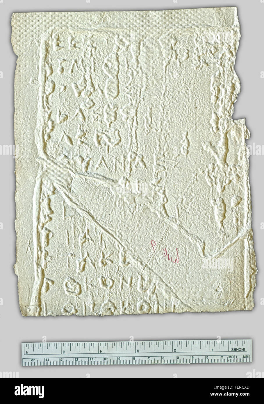 The Athenian Tribute List 9, an ancient Greek inscription detailing the ...