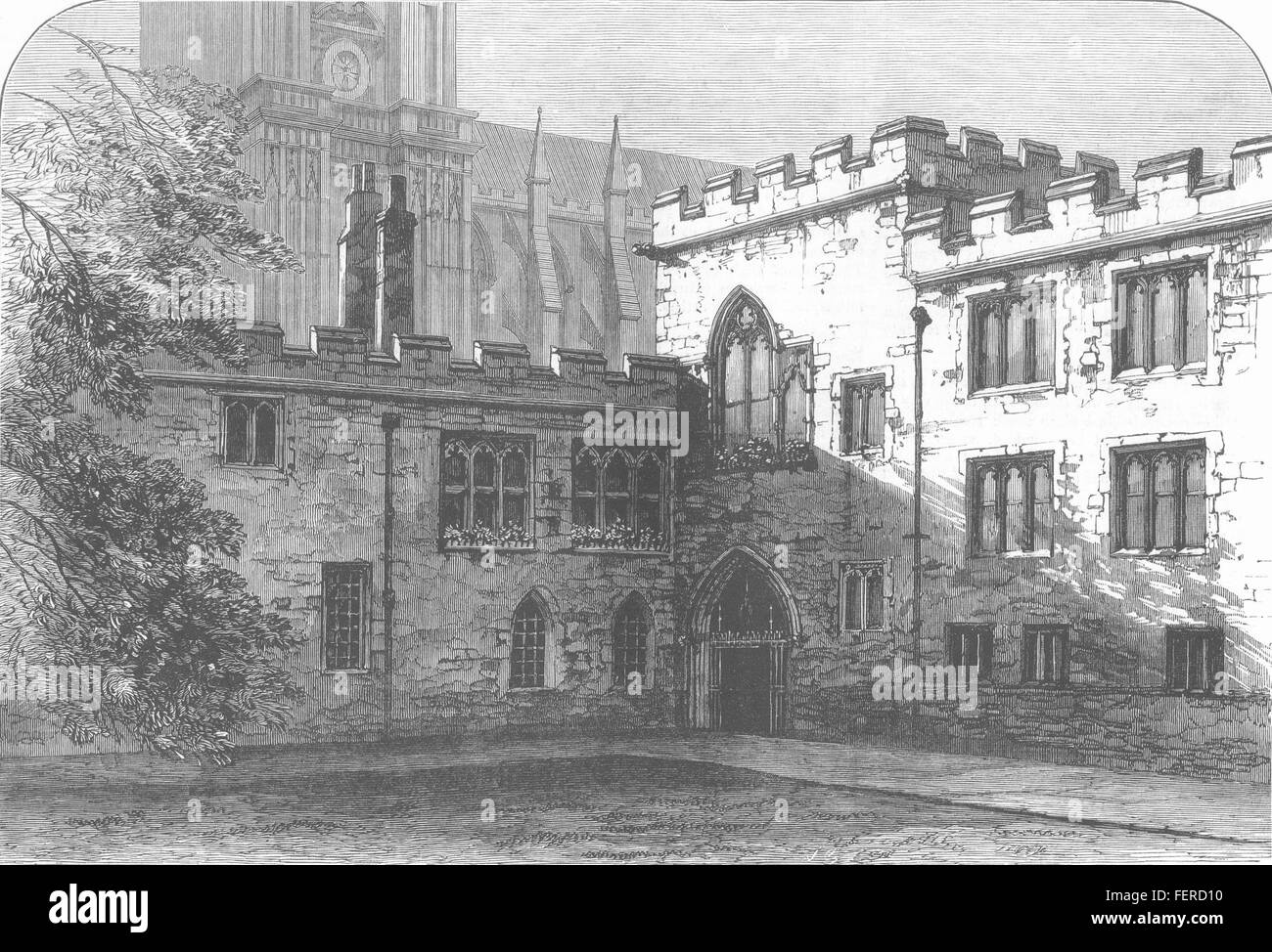 WESTMINSTER The Deanery, Dean's-Yard 1881. Illustrated London News ...