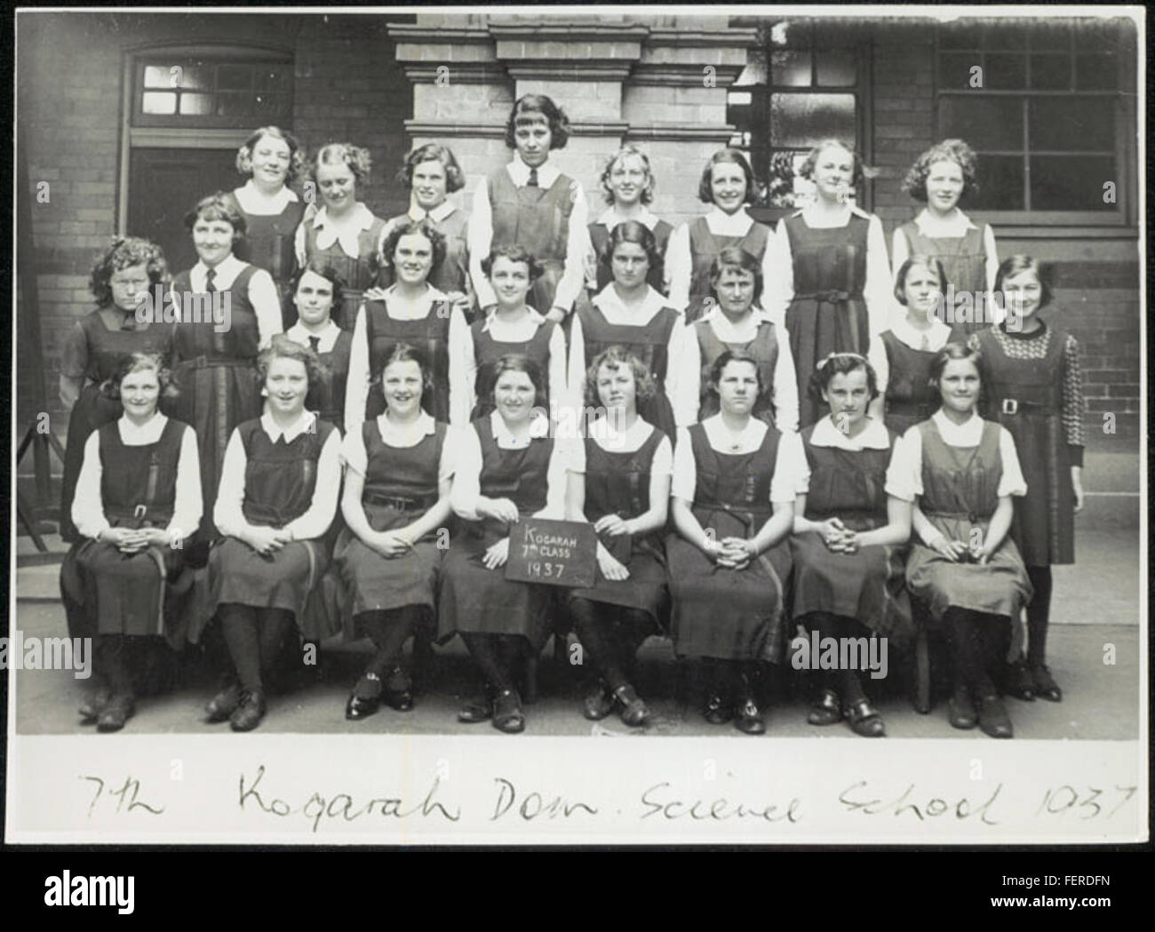 1930s school girls hi-res stock photography and images - Alamy