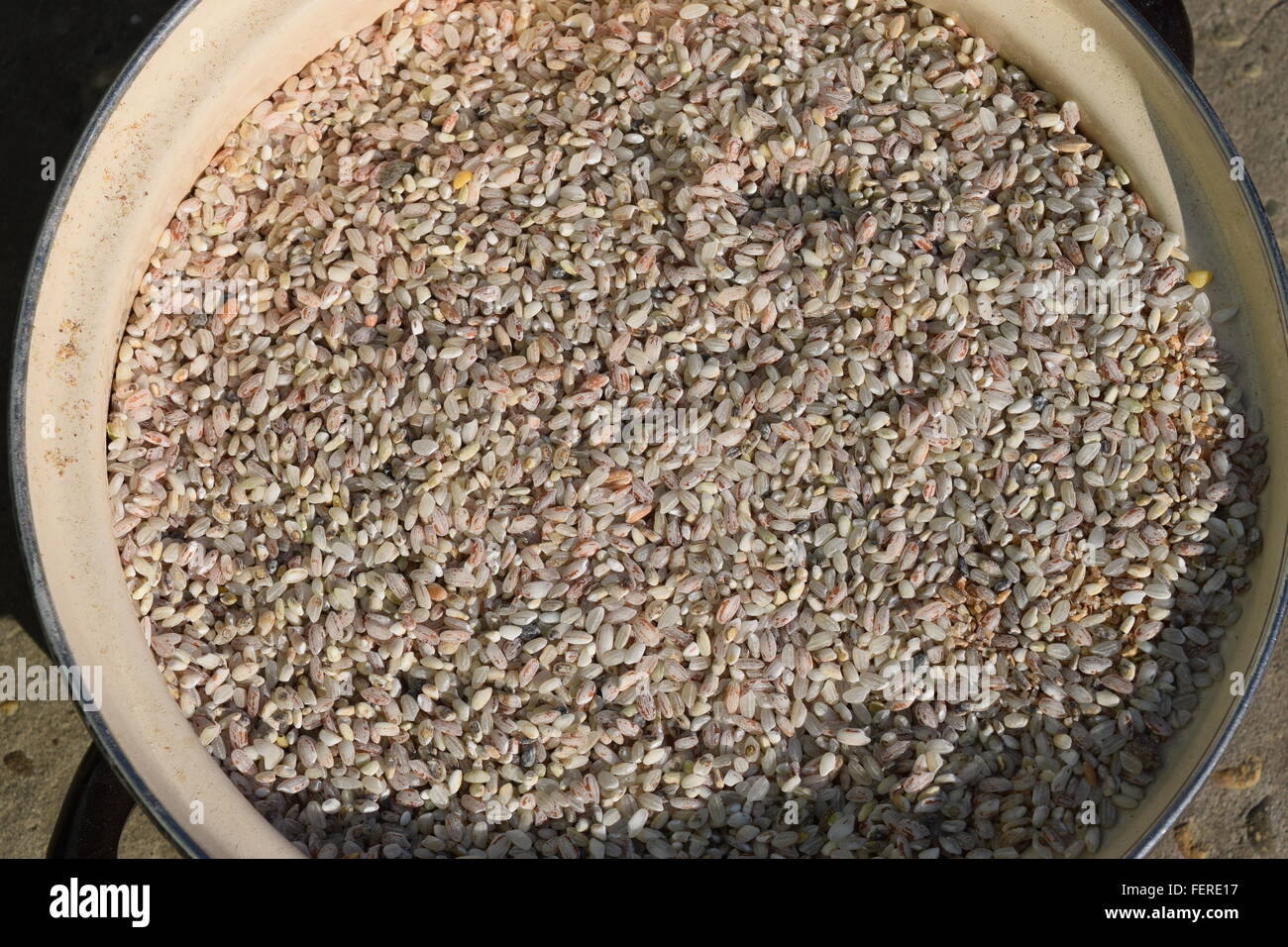 Closeup pan full rice hi-res stock photography and images - Alamy