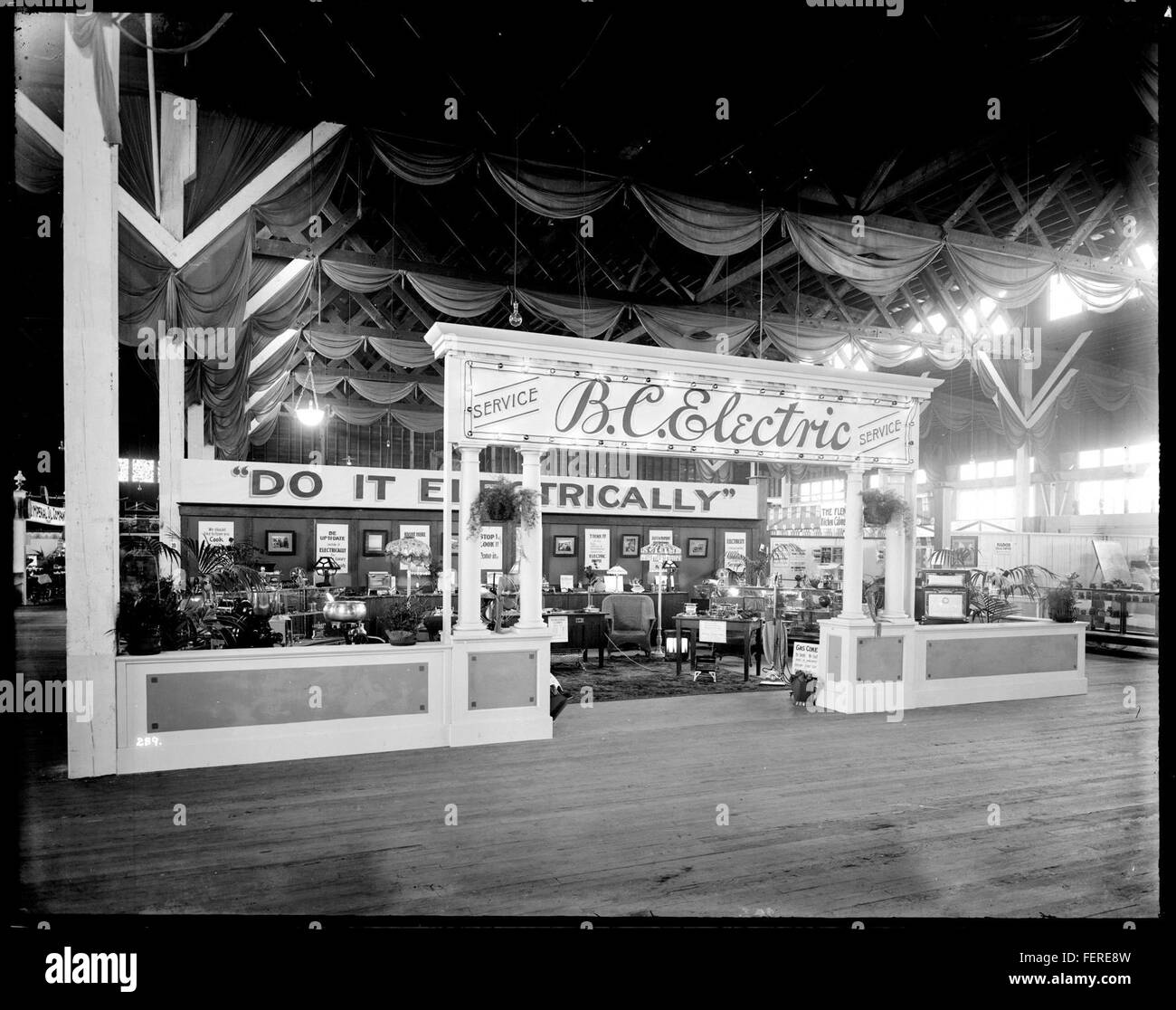 A display by British Columbia Electric, showcased at an event in 2004 ...