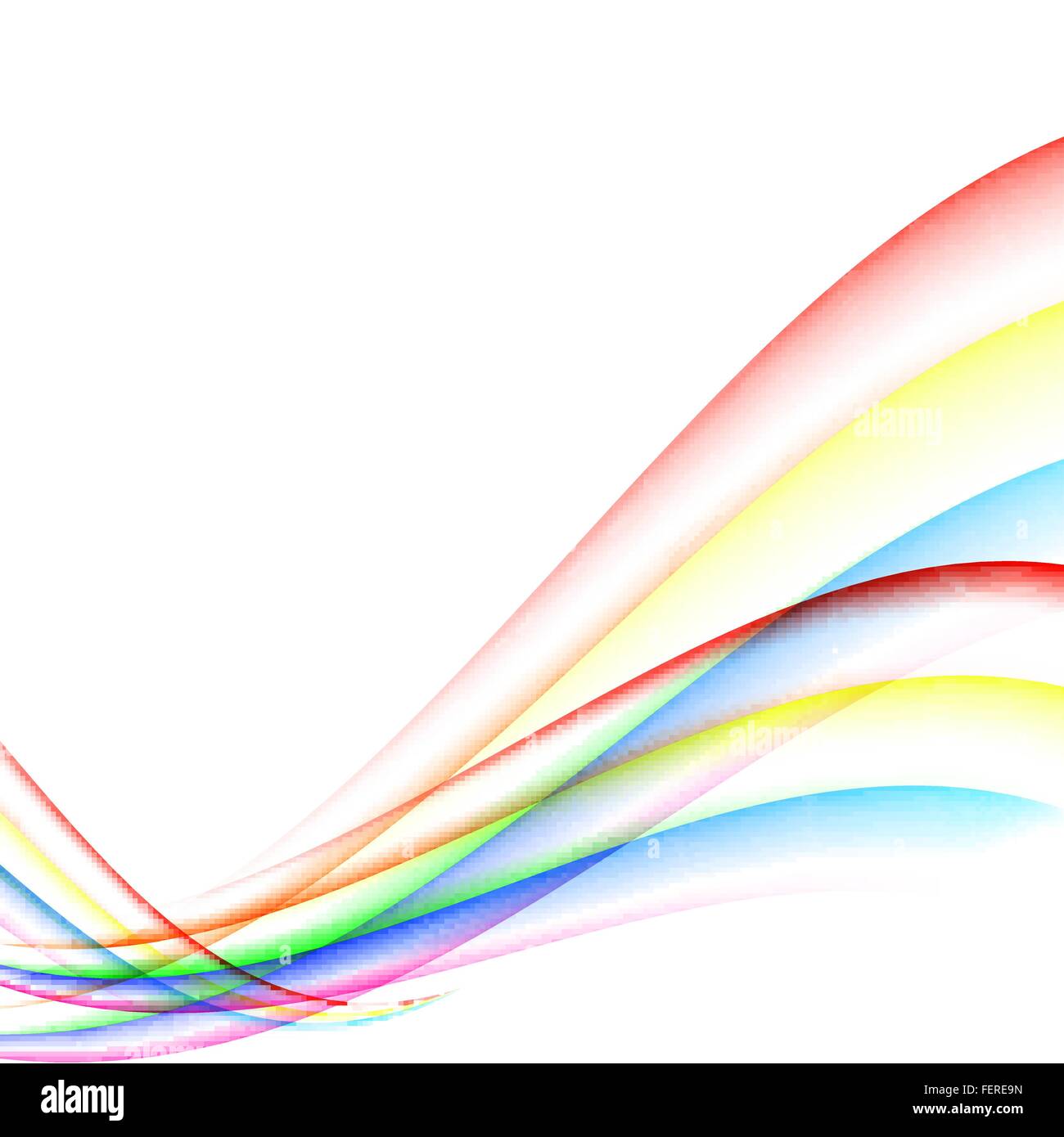 Colorful abstract wave. Vector illustration Stock Vector Image & Art ...