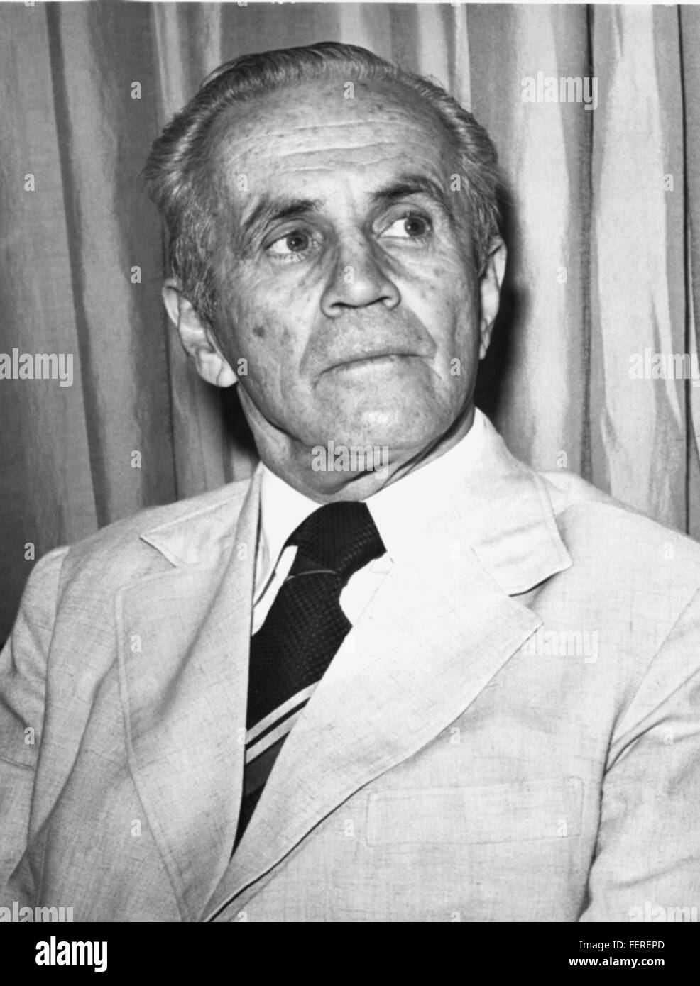 A portrait of Dirceu Cardoso, a Brazilian politician and senator. The ...