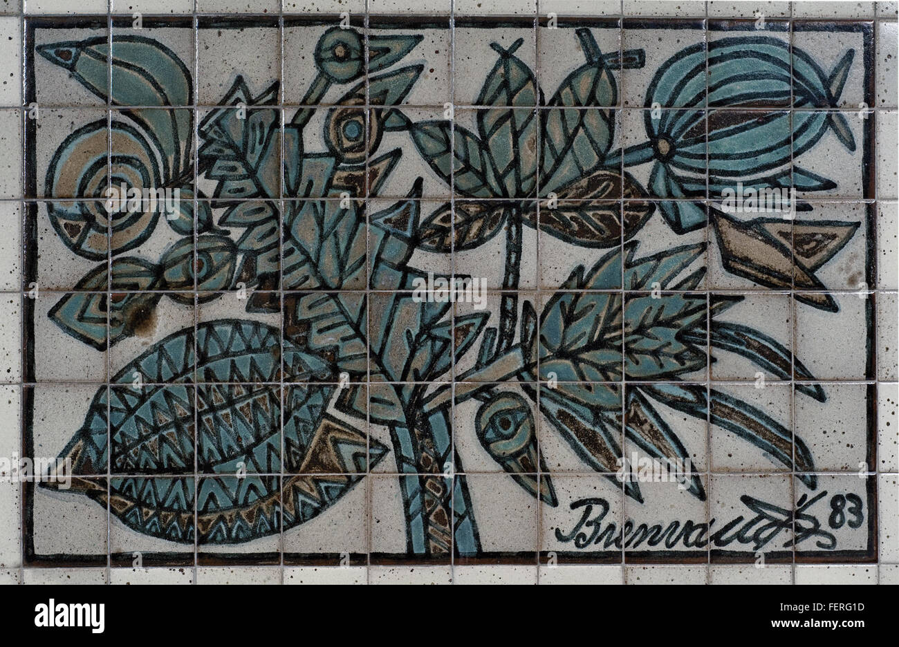 'Sem título' (Untitled) by Francisco Brennand, a ceramic artwork ...