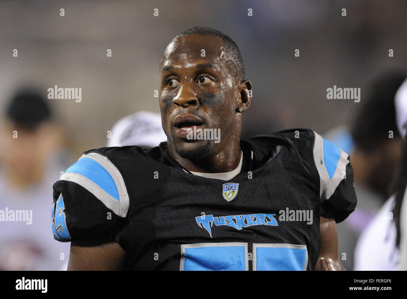 Orlando, Florida, USA. 11th Nov, 2010. Florida Tuskers linebacker ...
