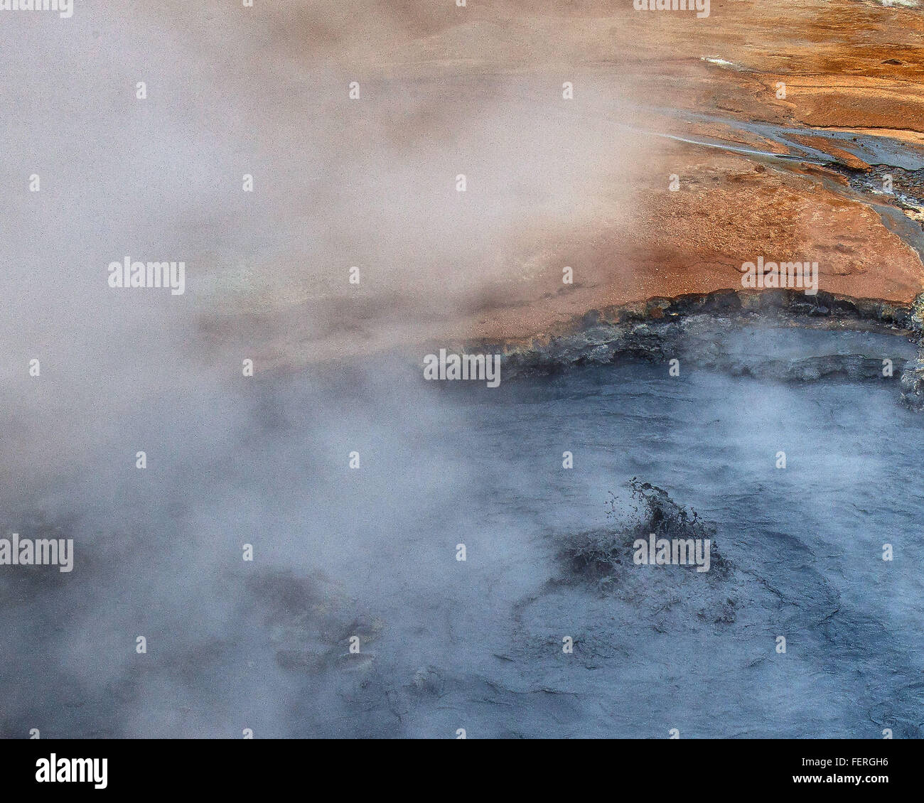 Sulfuric mud pools hi-res stock photography and images - Alamy