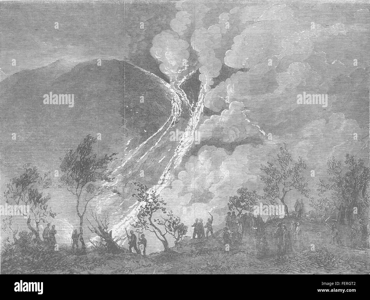 Eruption of vesuvius hi-res stock photography and images - Alamy