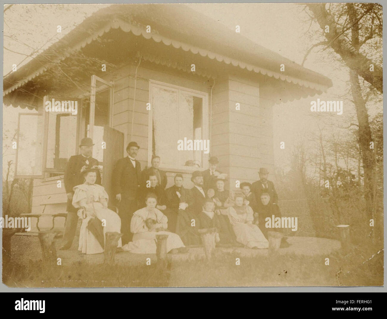 A photograph of Eilandswal, an area in Alkmaar, taken around 1890. The ...