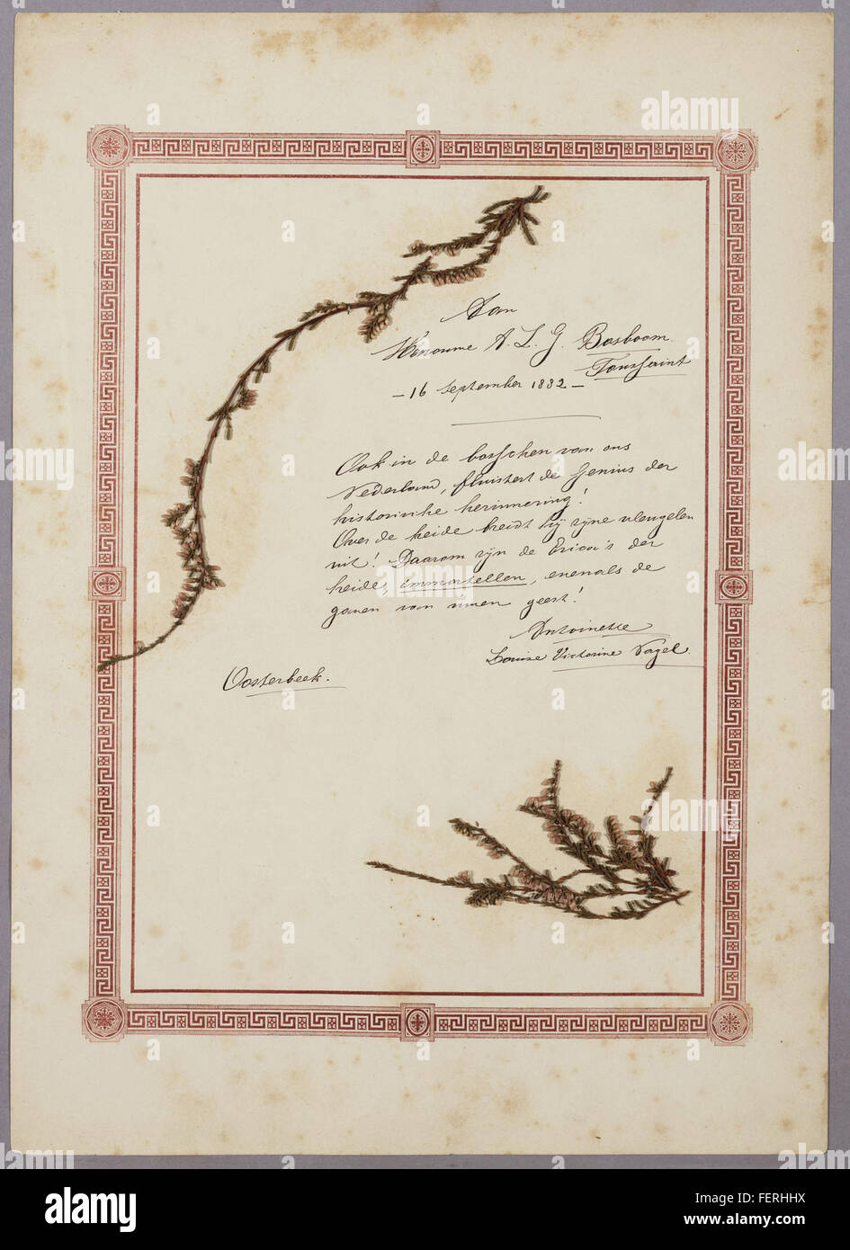 This image shows an Album Amicorum, a friendship album or autograph ...