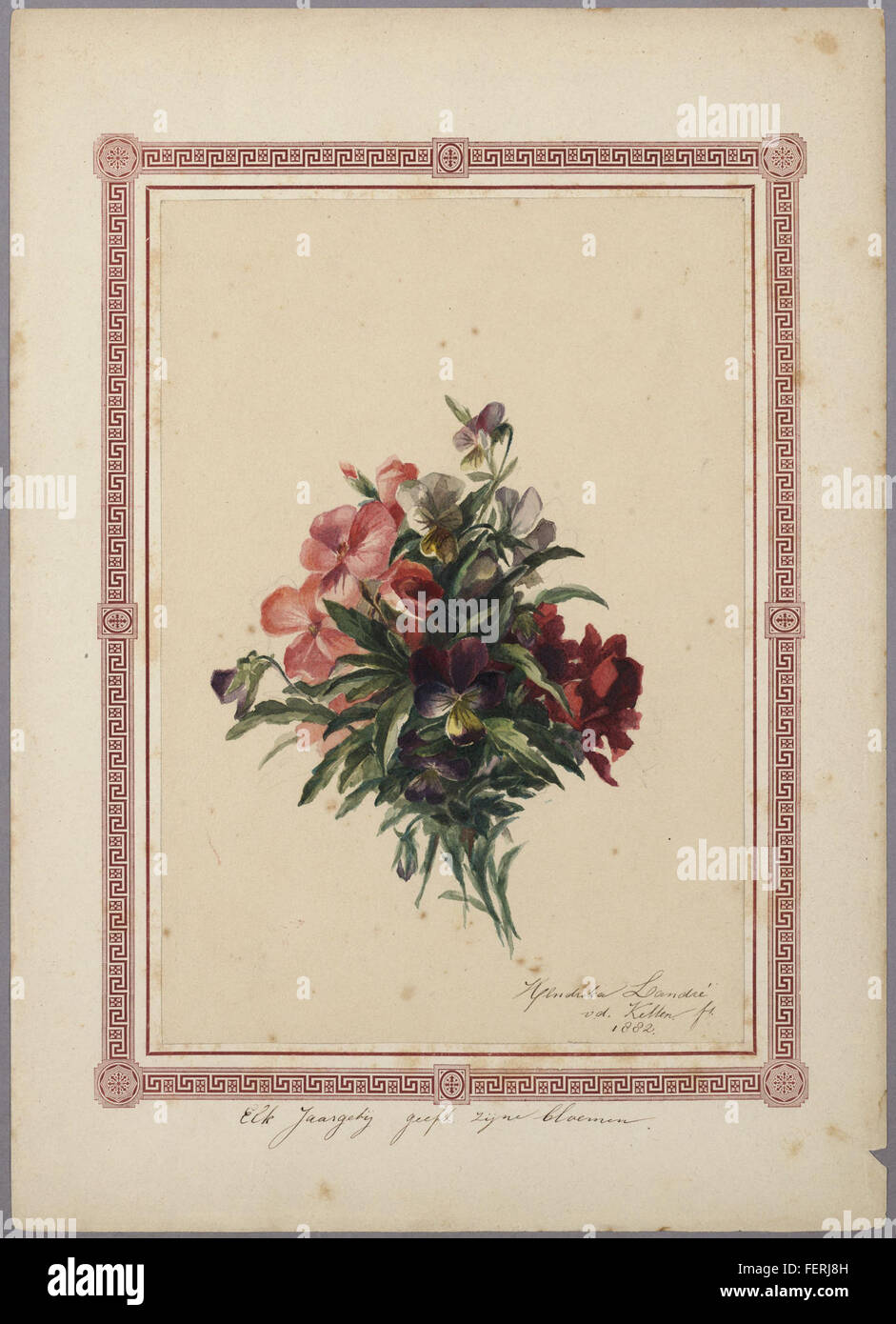 Another example of an 'Album Amicorum' from Alkmaar, featuring ...