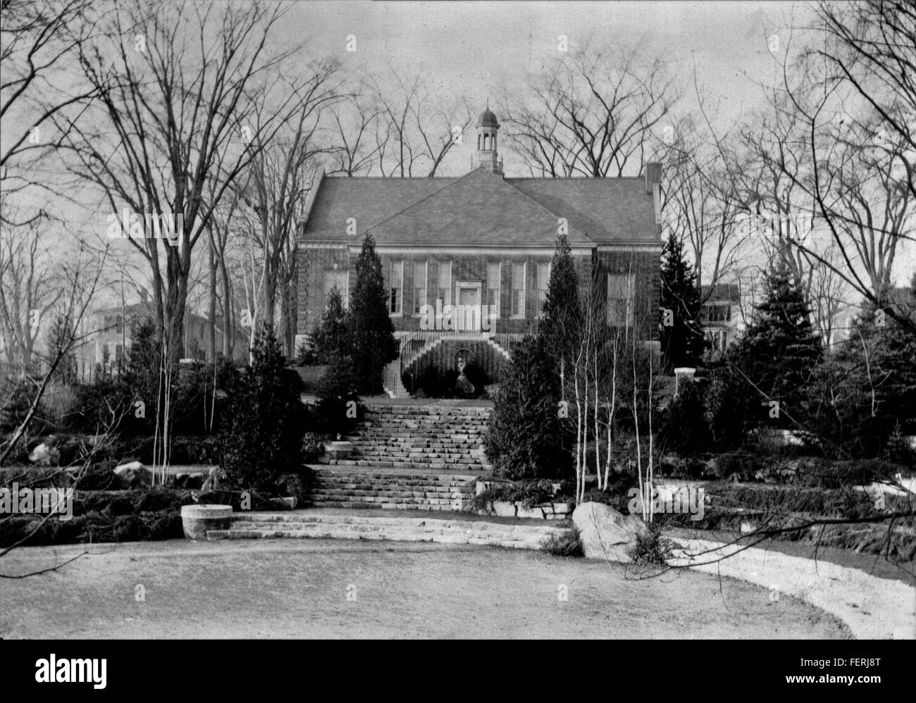 A photograph of the Camden Public Library in Camden, Maine, taken ...