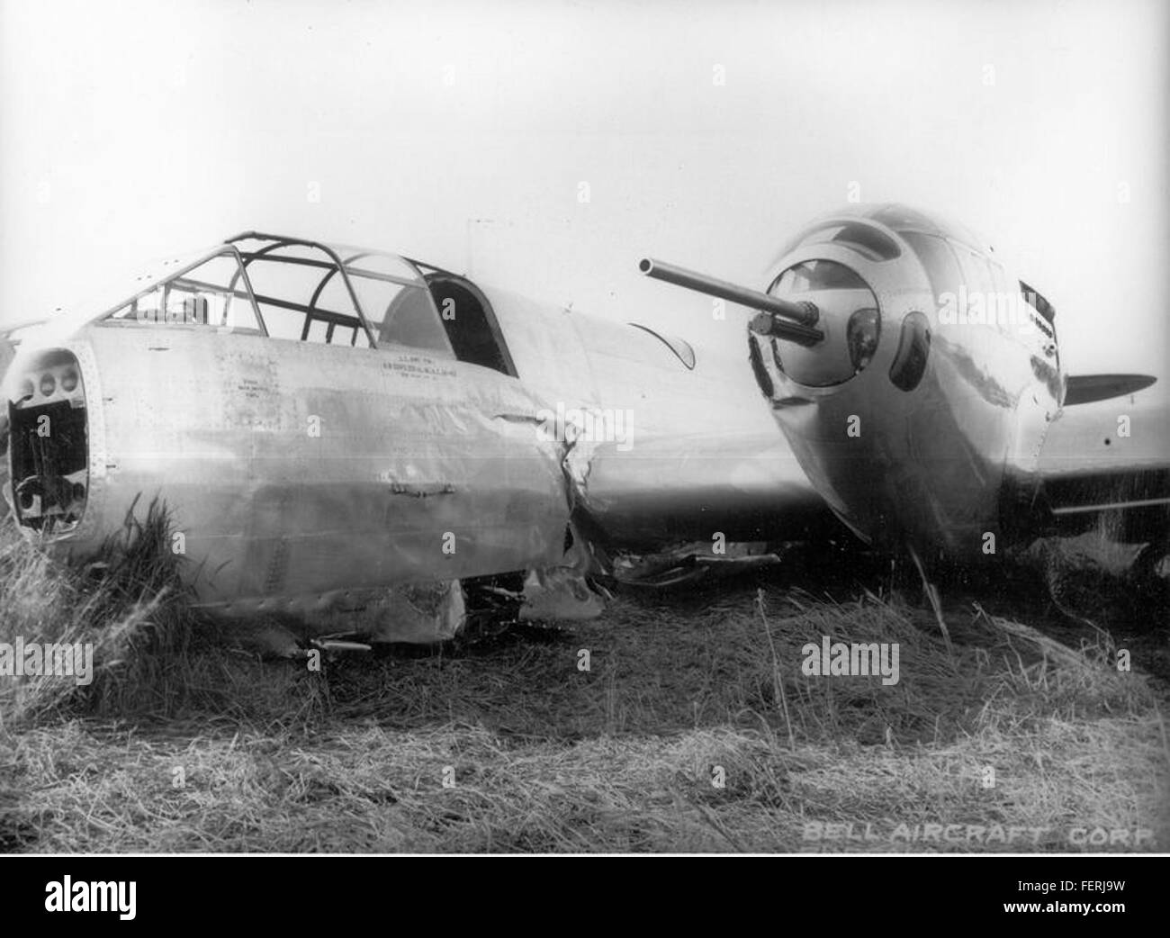 The Bell YFM-1 Airacuda, a prototype military aircraft powered by the ...