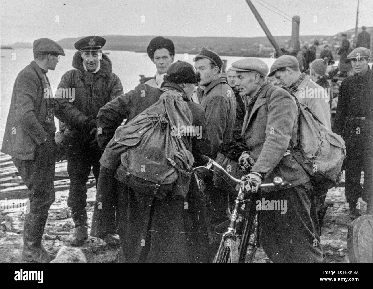 A commemorative image marking the liberation of Northern Norway during ...