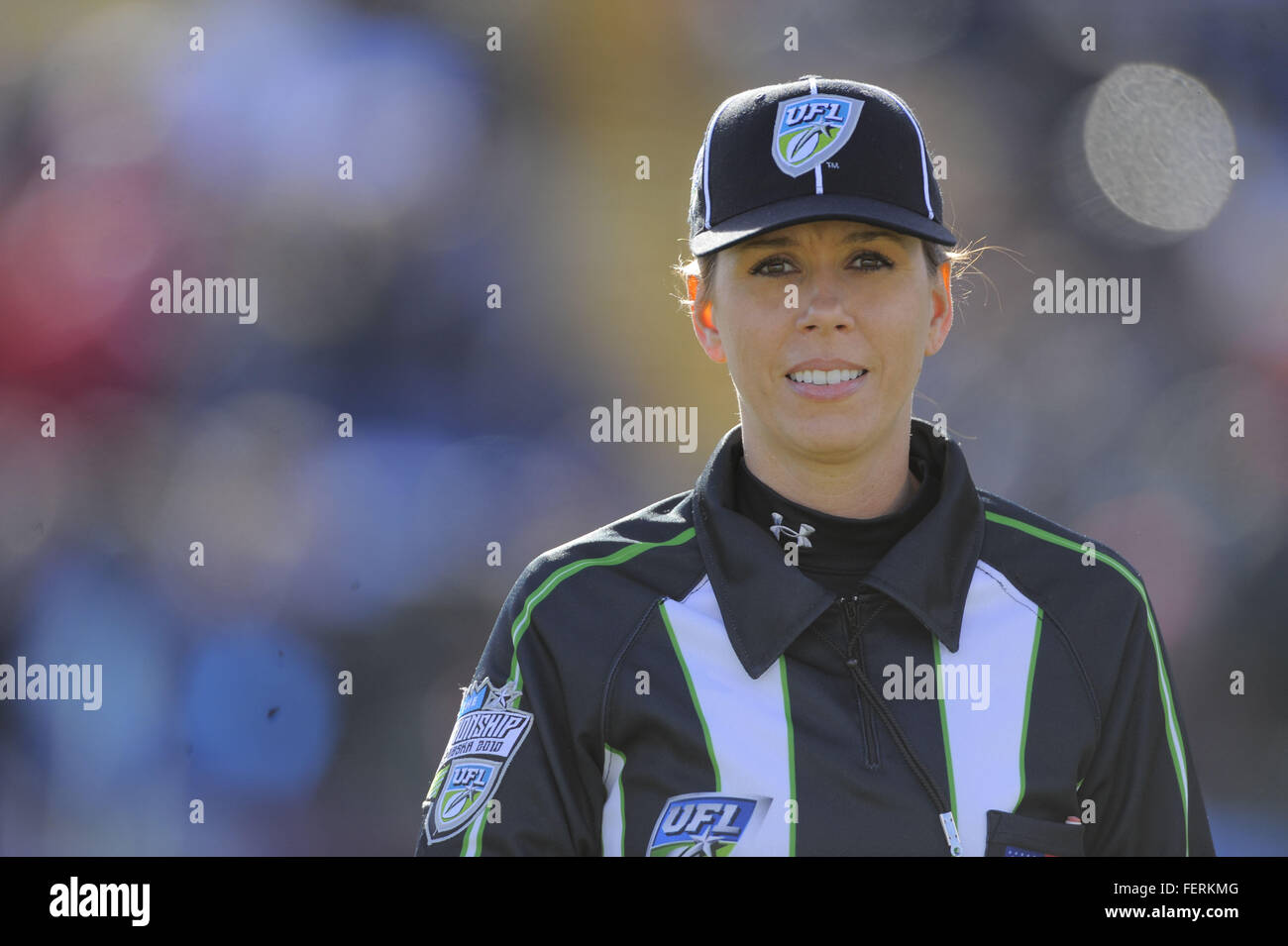 Omaha, Florida, USA. 27th Nov, 2010. Female referee Sarah Thomas during ...