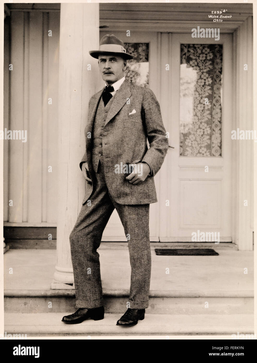 Portrait of knut hamsun 1859 1952 hi-res stock photography and images ...