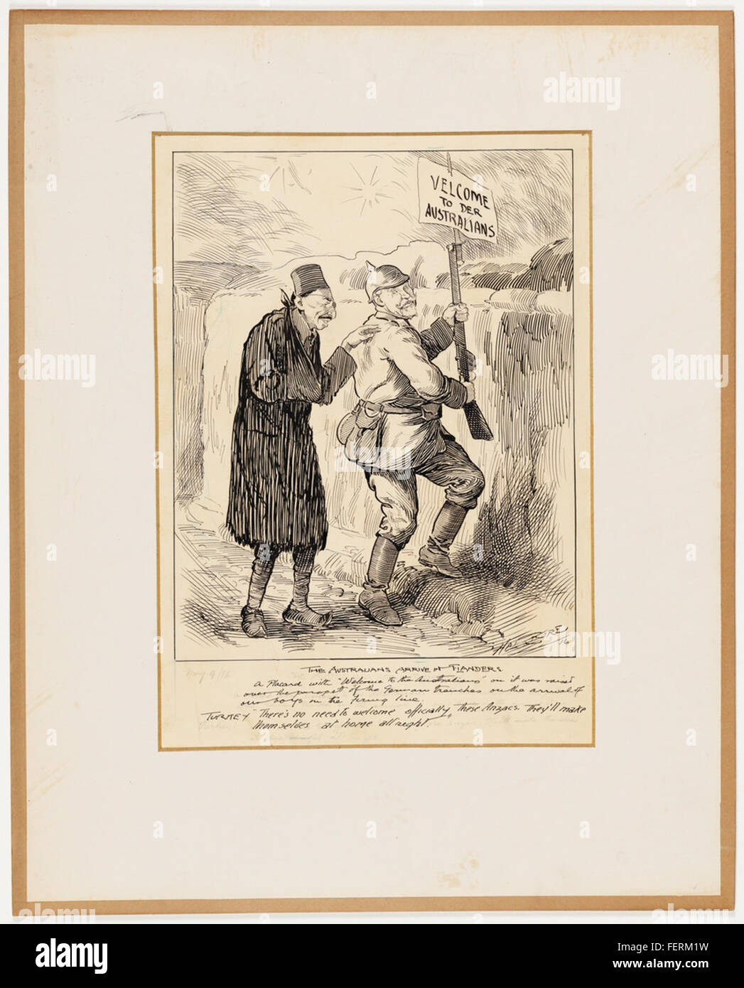 First world war cartoon hi-res stock photography and images - Alamy