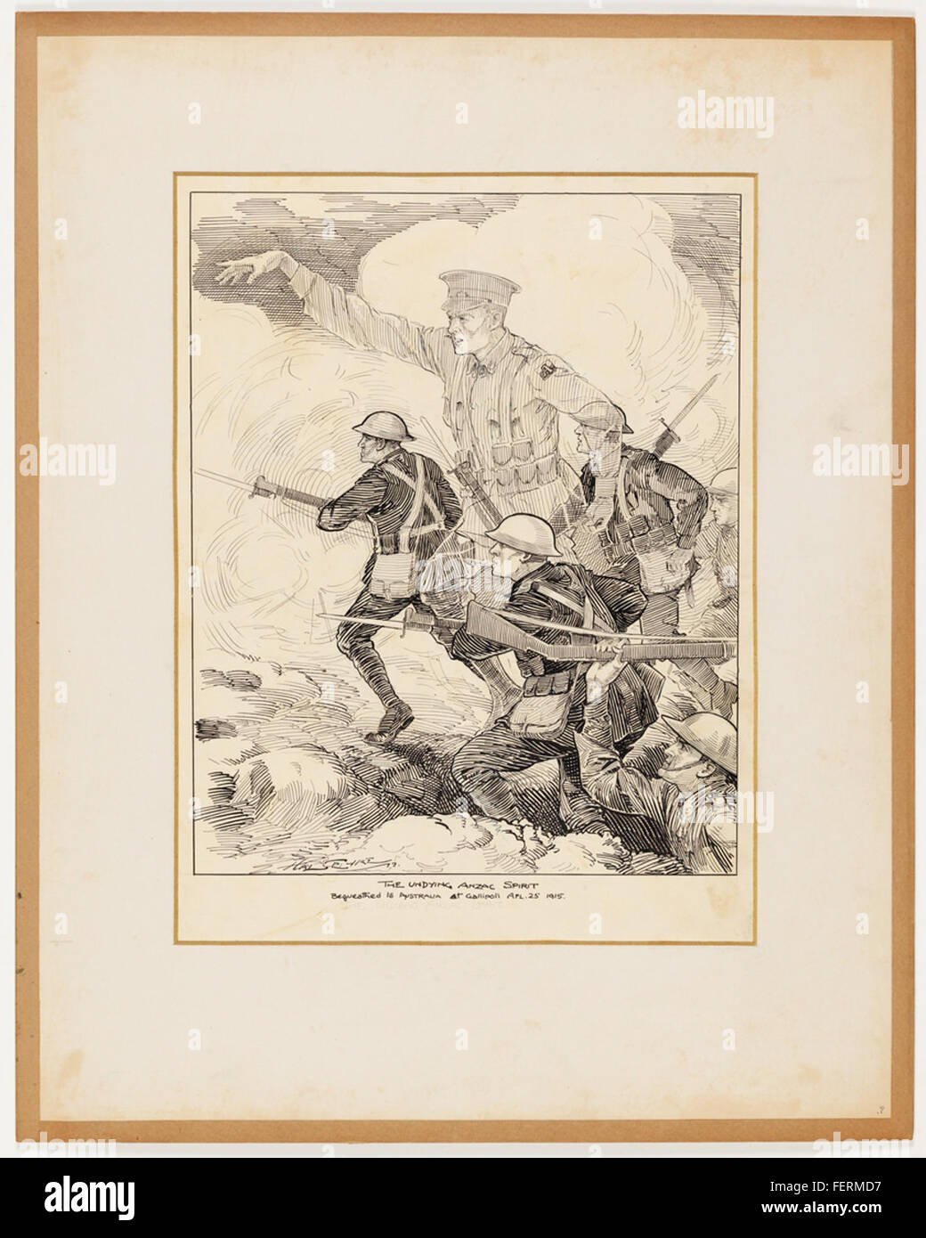 A cartoon from The Daily Telegraph depicting the Gallipoli campaign ...
