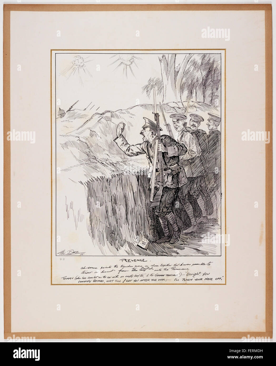 This 1915 cartoon from The Daily Telegraph offers a satirical depiction ...