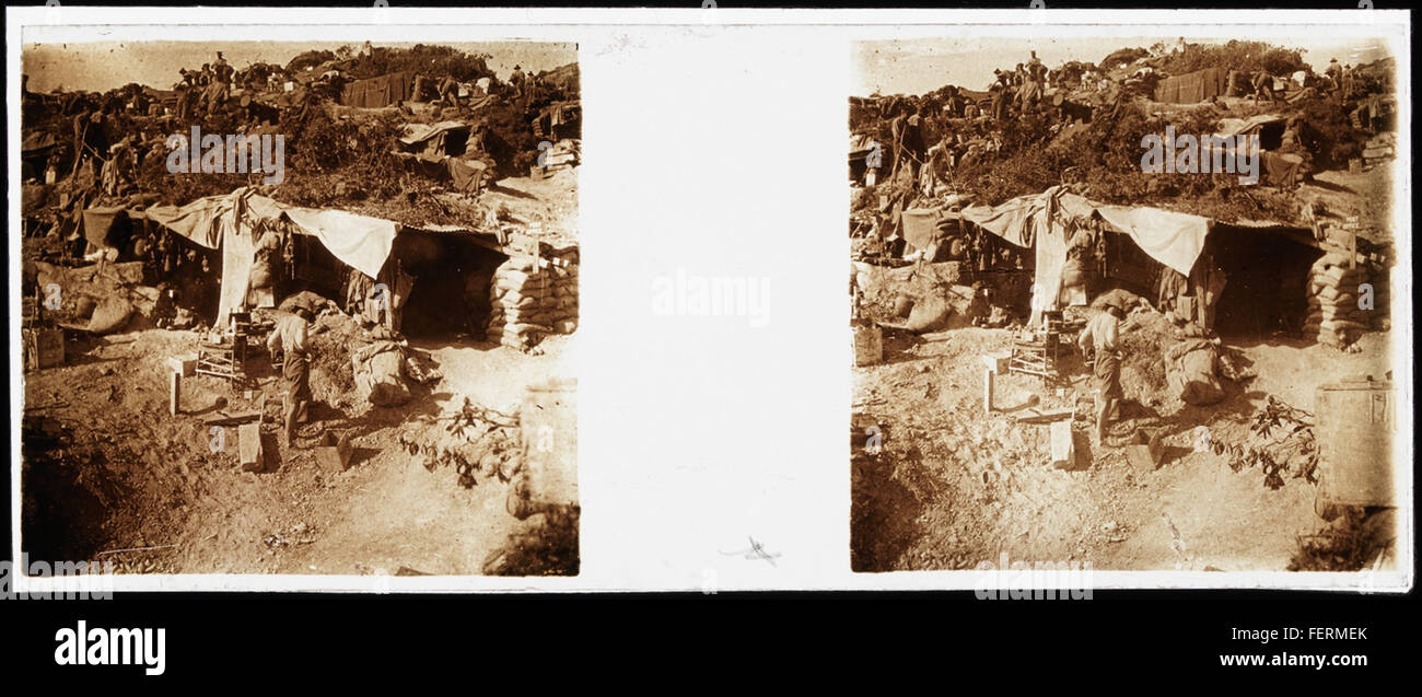 An image of Anzac Cove during the Gallipoli Campaign in May 1915 ...