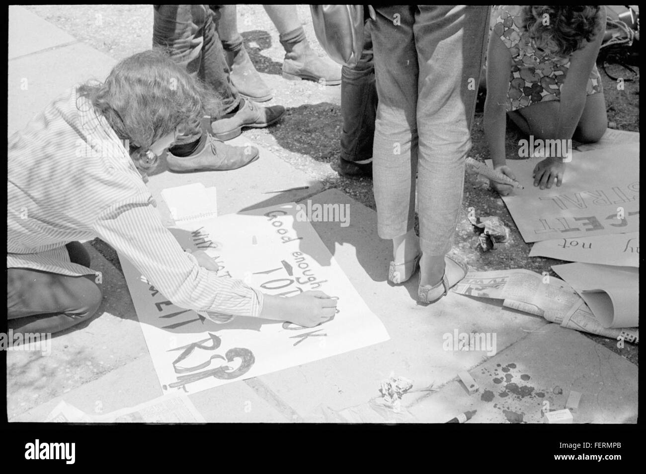 Racial segregation signs hi-res stock photography and images - Alamy