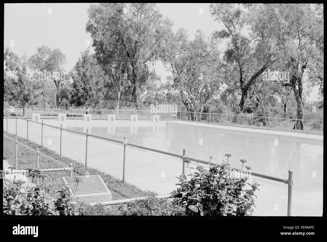 1960s swimming pool Black and White Stock Photos & Images - Alamy