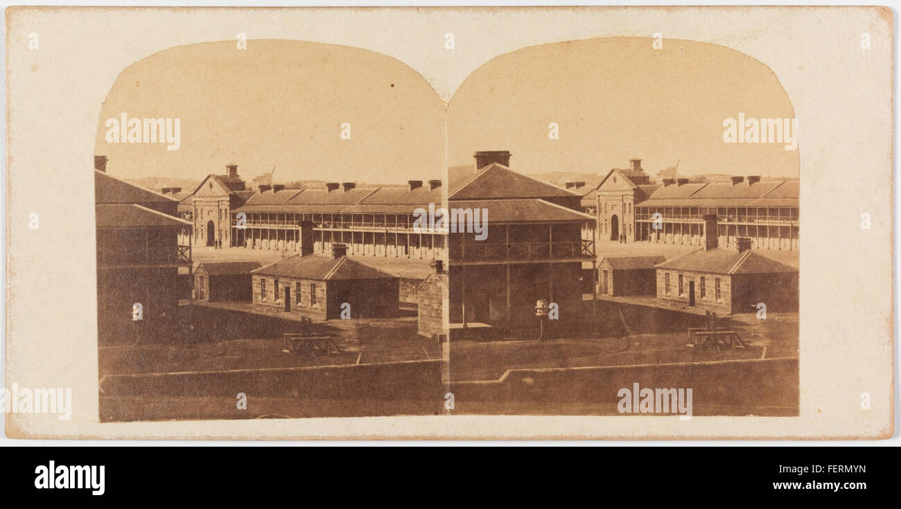 This image shows the Military Barracks in Paddington, Sydney, viewed ...