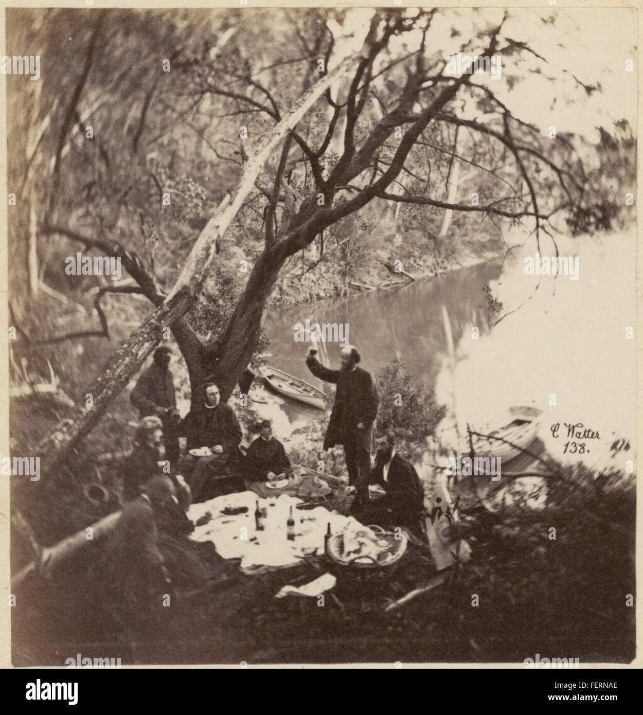 Party under trees hi-res stock photography and images - Alamy