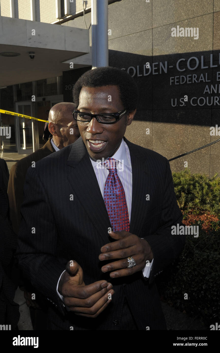 Ocala, Florida, USA. 1st Feb, 2008. Actor Wesely Snipes leaves the ...