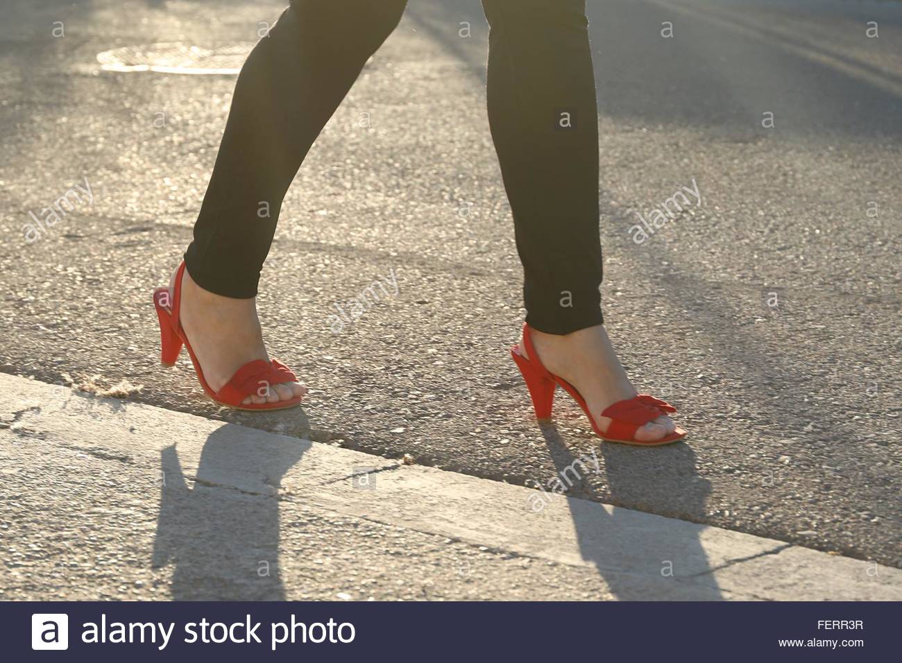 High Heels Walking Street Stock Photos & High Heels Walking Street ...