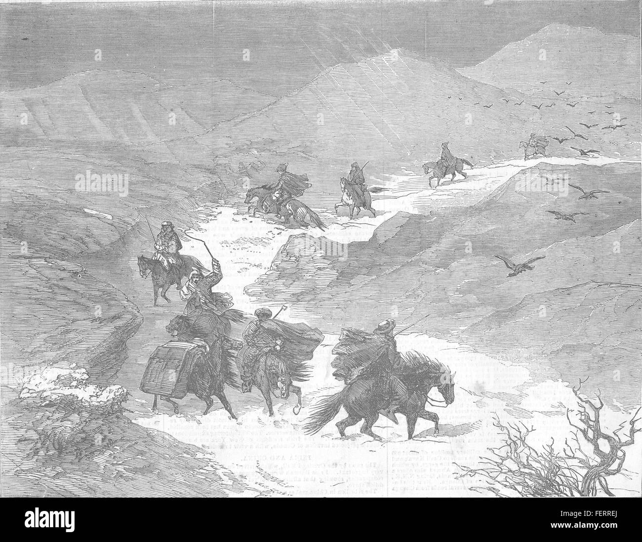 TURKEY The Road to Istanbul-crossing the Balkans 1854. Illustrated ...