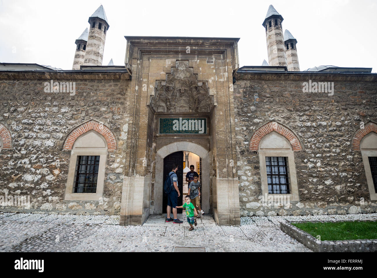 old Gazi Husrev-beg Madrasa building at Bascarsija historical district ...