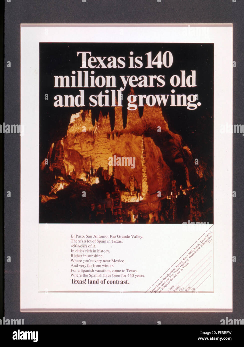 This 1970s Texas advertisement promotes tourism, showcasing the state's ...
