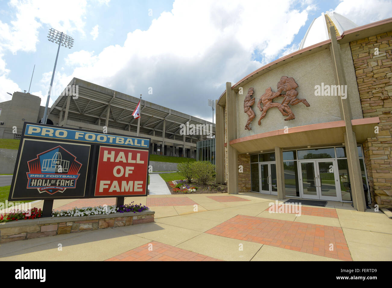 Canton, Ohio, USA. 30th June, 2013. General exterior views of the Pro ...