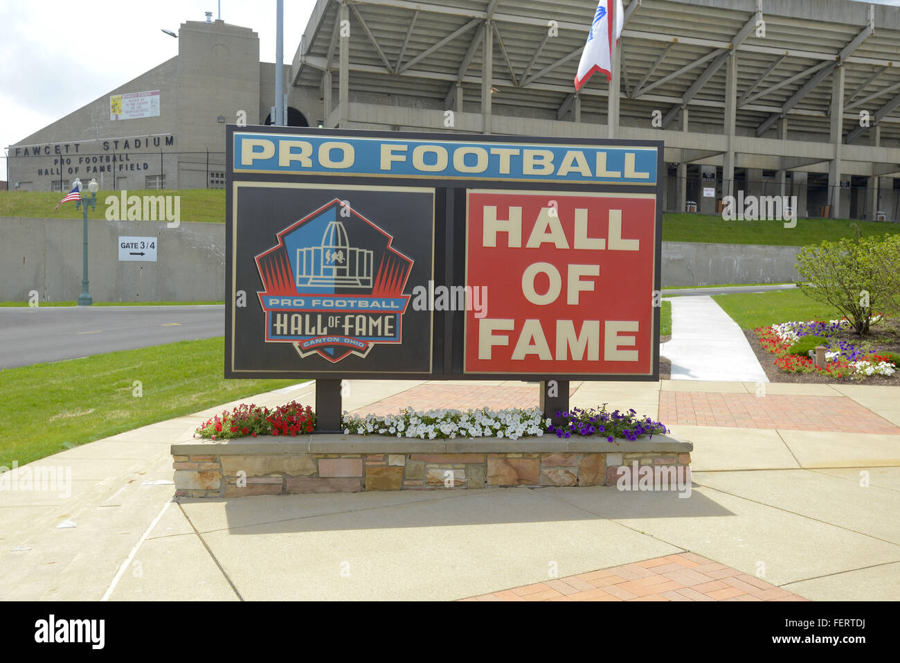 Canton, Ohio, USA. 30th June, 2013. General exterior views of the Pro ...