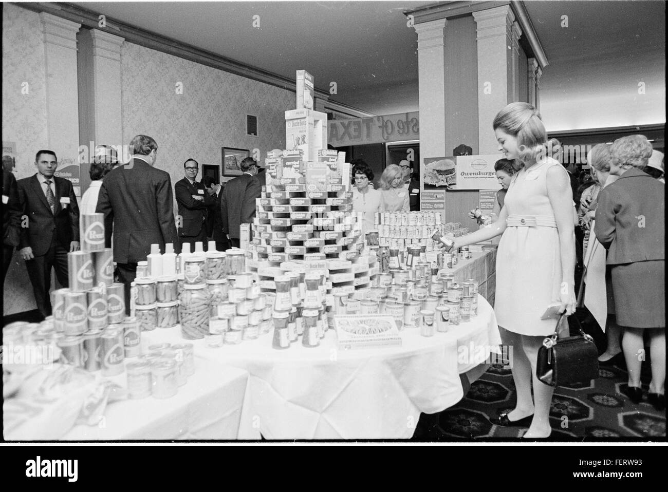 A promotional image from 1970 showcasing a 'Taste of Texas' event in ...