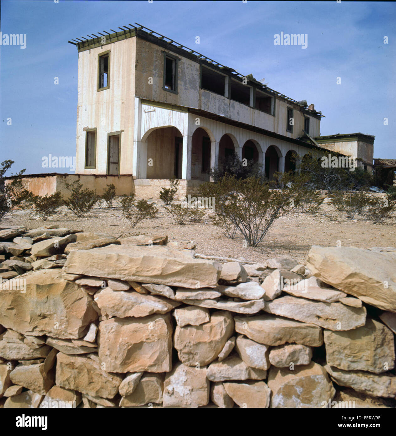 A photograph of Terlingua, Texas, often referred to as a 'ghost town ...