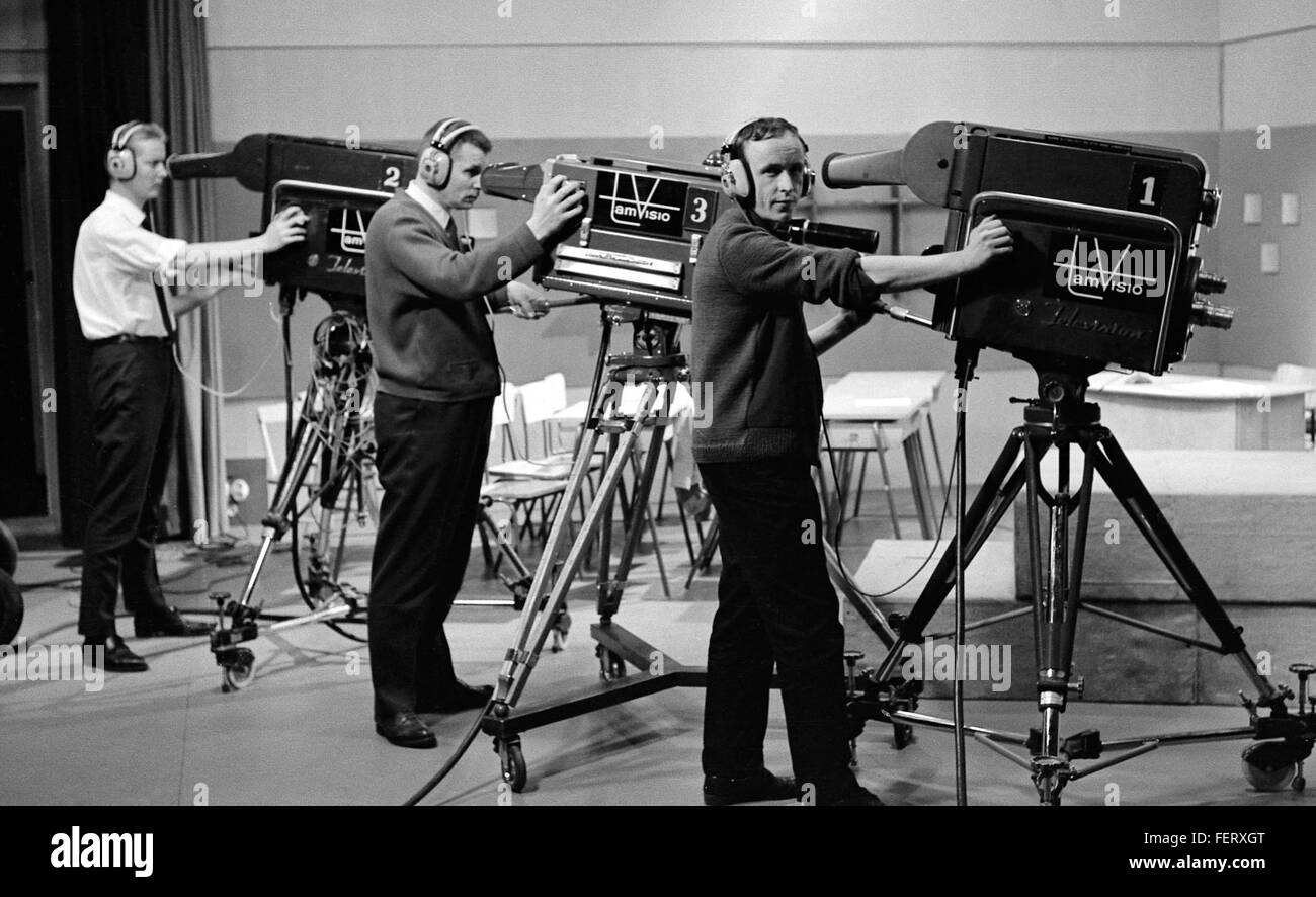 Film operators Black and White Stock Photos & Images - Alamy