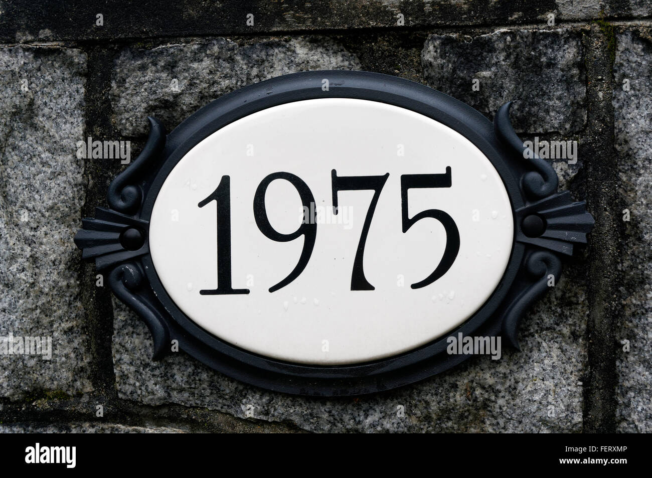 House number plaque hi-res stock photography and images - Alamy