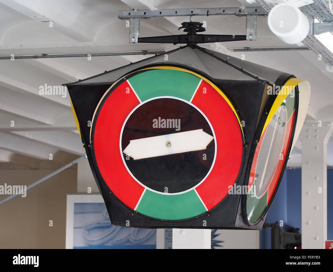 This image showcases a historical Heuerampel, a type of clock that was ...