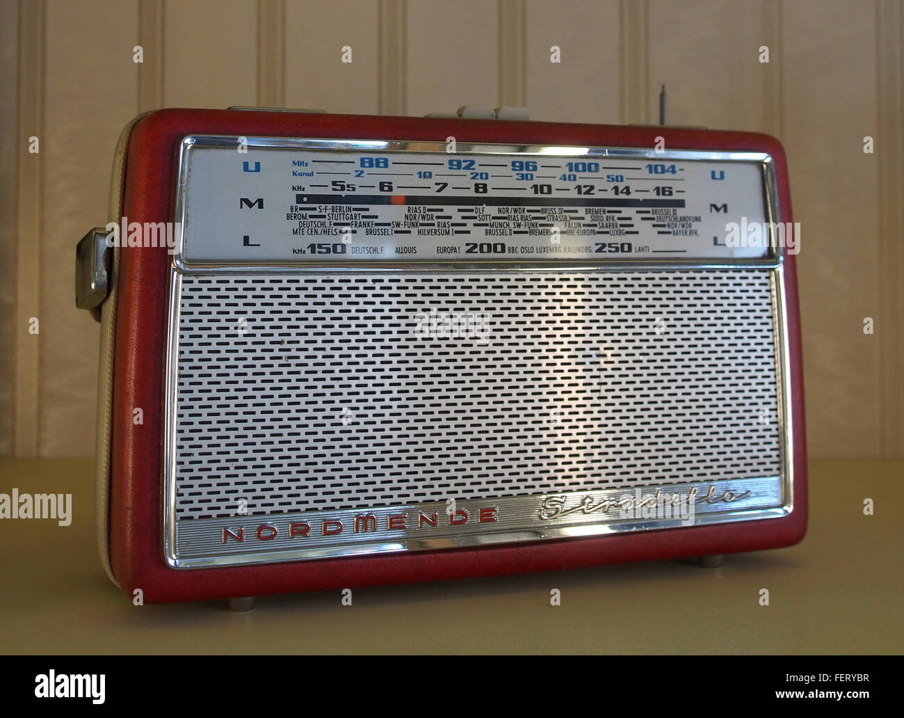 Nordmende Stradella radio receiver Stock Photo - Alamy
