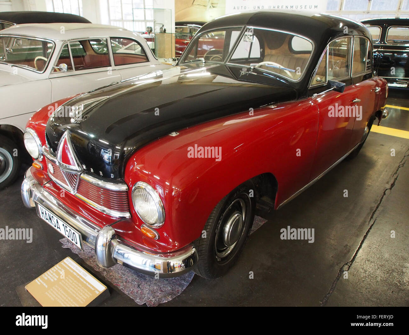 The 1958 Borgward Hansa 1500 is a classic car featuring a 1498cc engine ...