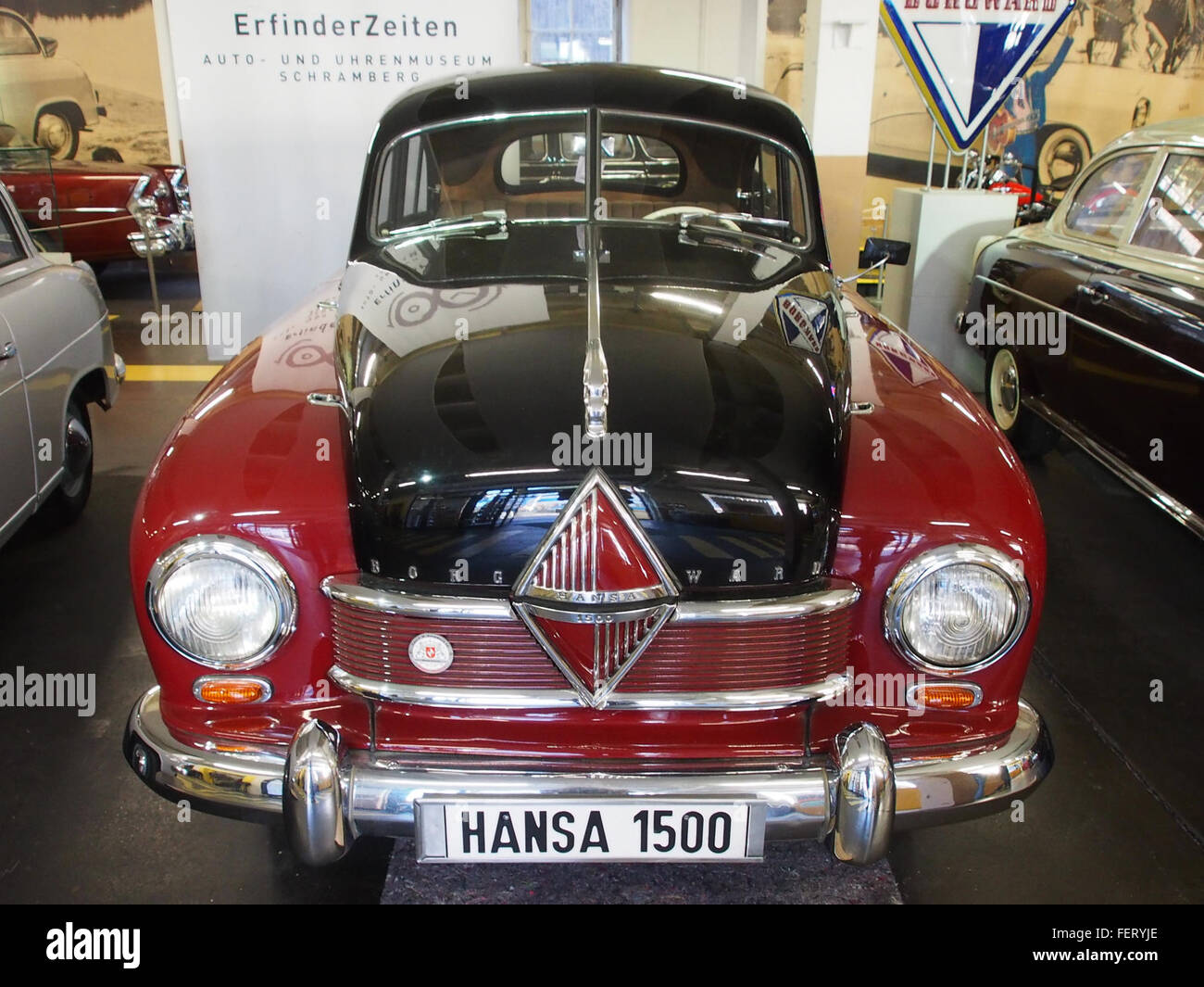 The 1958 Borgward Hansa 1500 is a classic car featuring a 1498cc engine ...