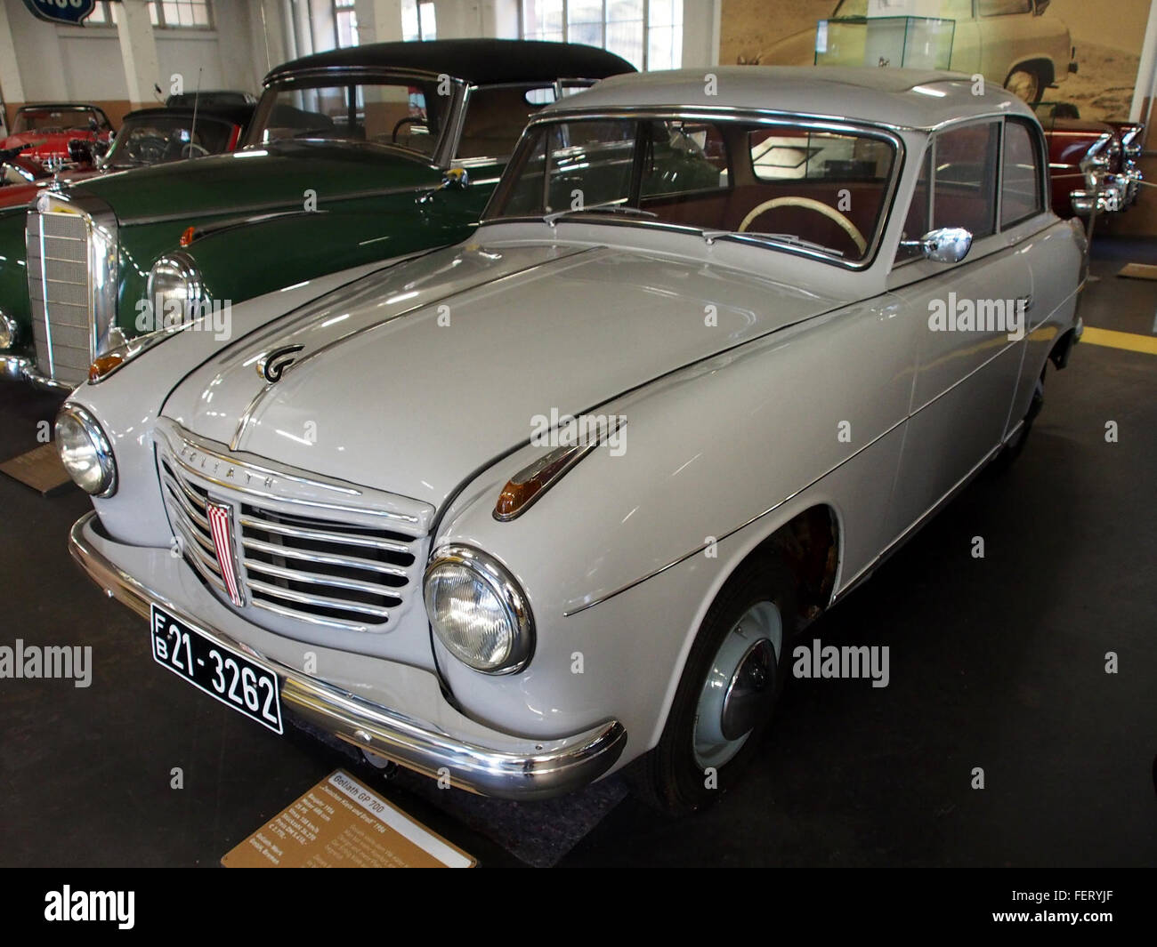 The 1956 Goliath GP 700 is a small, efficient German car featuring a ...